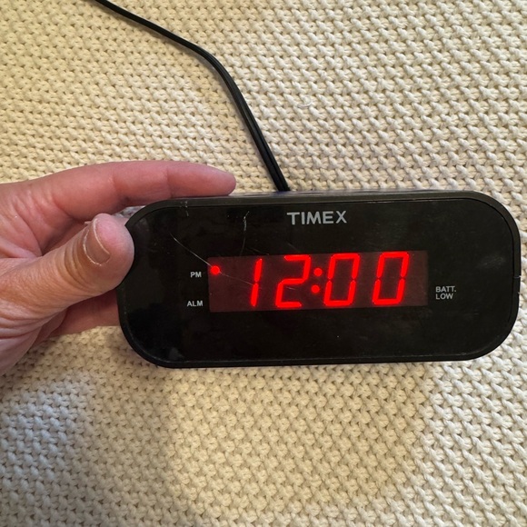 Timex | Other | Timex Alarm Clock Digital Red Led Display Snooze ...